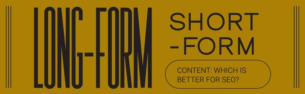 Short Form Vs Long Form Content: Which Is Better For SEO? | Astute ...
